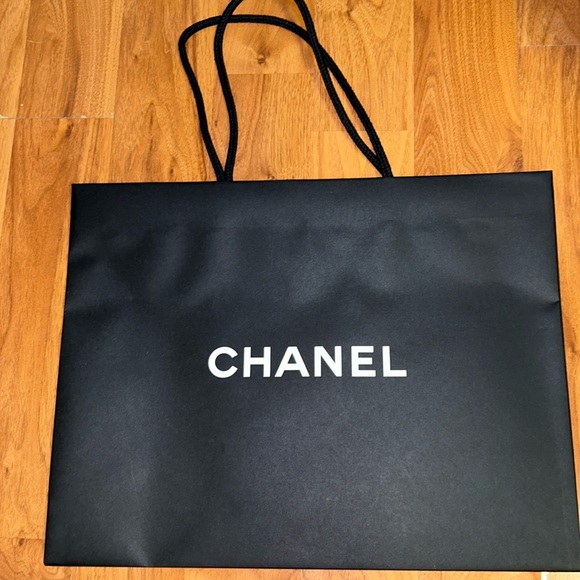CHANEL | Bags | Authentic Chanel Paper Shopping Bag | Poshmark